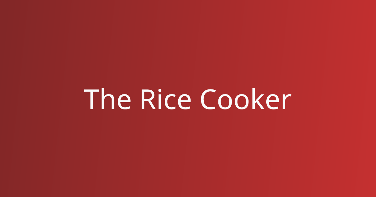 Order Authentic Chinese Online | The Rice Cooker - Pickup Available